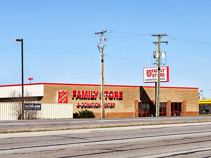 The Salvation Army's Fort Wayne location: Where furniture from fancy neighborhoods comes to meet its next loving home.
