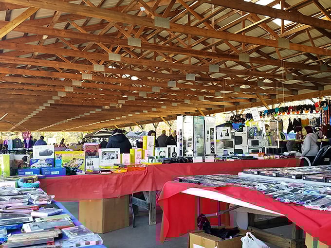 No algorithms here&mdash;just real people selling real treasures under Carolina's big blue sky.