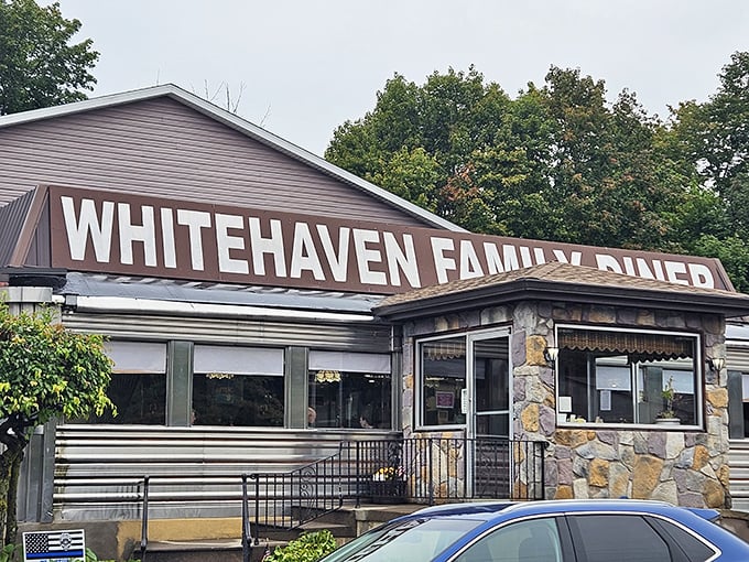 White Haven Family Diner stands ready to answer life's most important question: "How many eggs can one person reasonably consume before noon?"