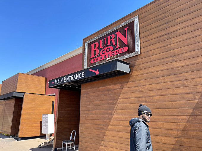 The "Main Entrance" sign is understated, but what awaits inside is anything but&mdash;prepare for a flavor explosion of epic proportions.