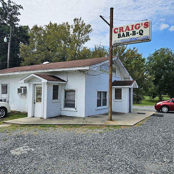 Craig's Bar-B-Q: "Roadside simplicity with decades of smoke-infused wisdom. The kind of place that makes wrong turns worthwhile."