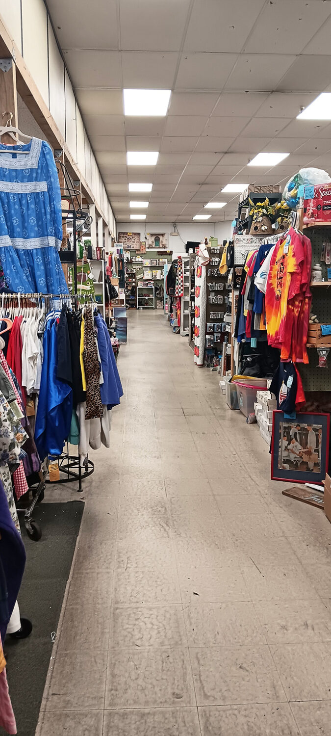 Inside Itchy's narrow aisles, vintage clothing and collectibles create a time-travel experience without the pesky paradoxes.