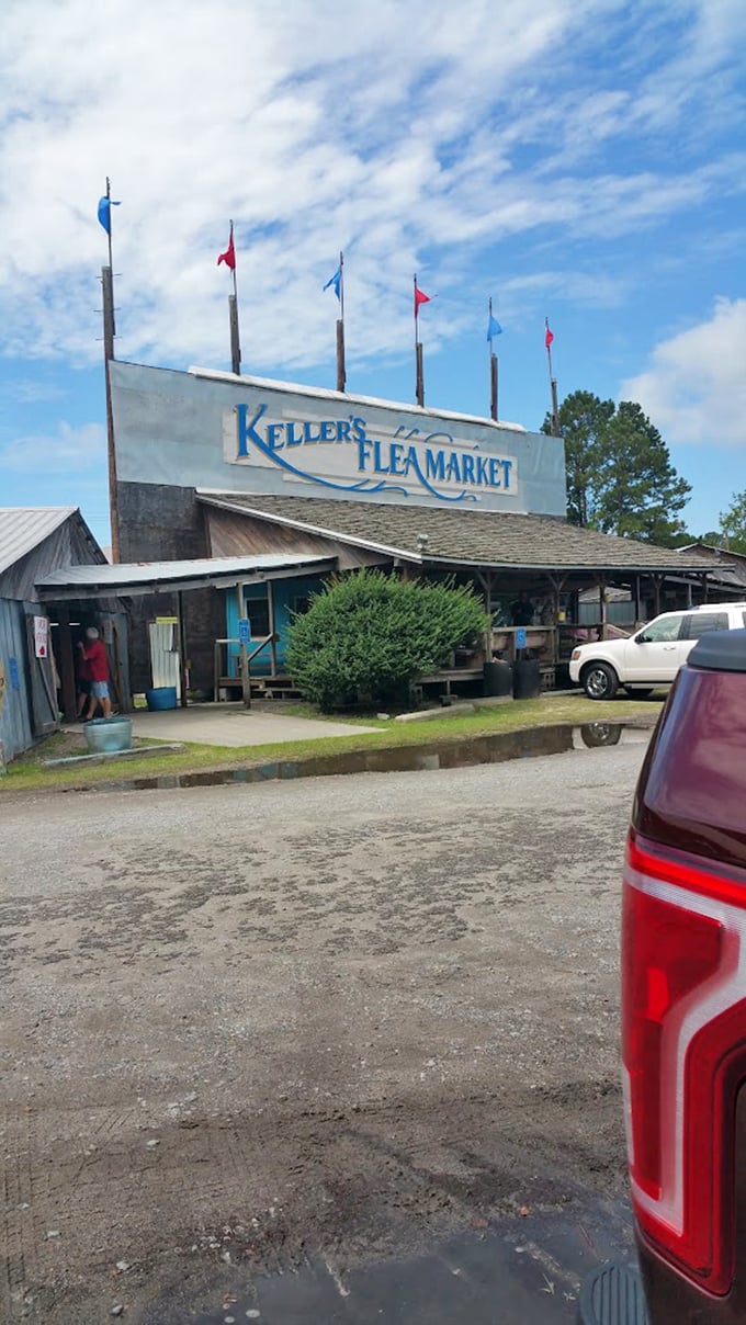 Small-town charm with big-time treasures - Keller's rustic wooden structure houses unexpected finds around every corner.