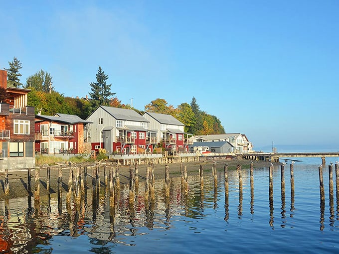 Whidbey Island's jewel shimmers with waterfront charm. In Langley, even the buildings seem to lean in for a better view.