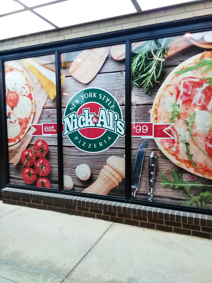The sign doesn't lie&mdash;this is serious New York pizza territory. Even the most jaded Big Apple transplant would tip their Yankees cap.