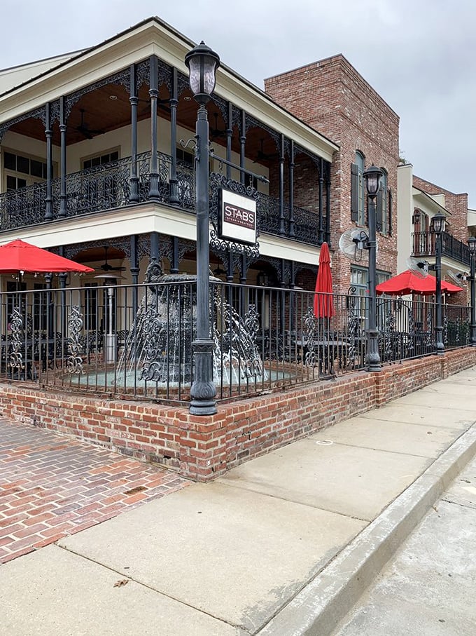 Old-world charm meets new-world flavor. Stab's blends Louisiana architecture with steakhouse excellence.