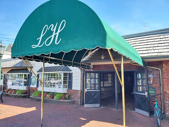 The kind of place where the ocean views are matched only by what's on your plate. That emerald awning has sheltered generations of happy diners.