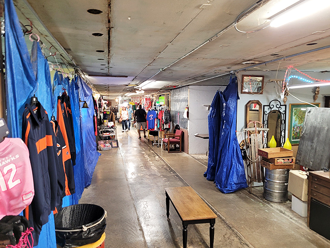 Merchandise everywhere&mdash;floor to ceiling, wall to wall. The ultimate "I spy" game where everything you find is available for purchase.