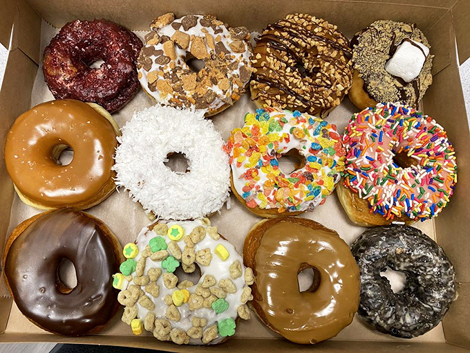 Twelve circles of joy, each one a different adventure. Like a flavor passport that doesn't require TSA screening or uncomfortable middle seats.