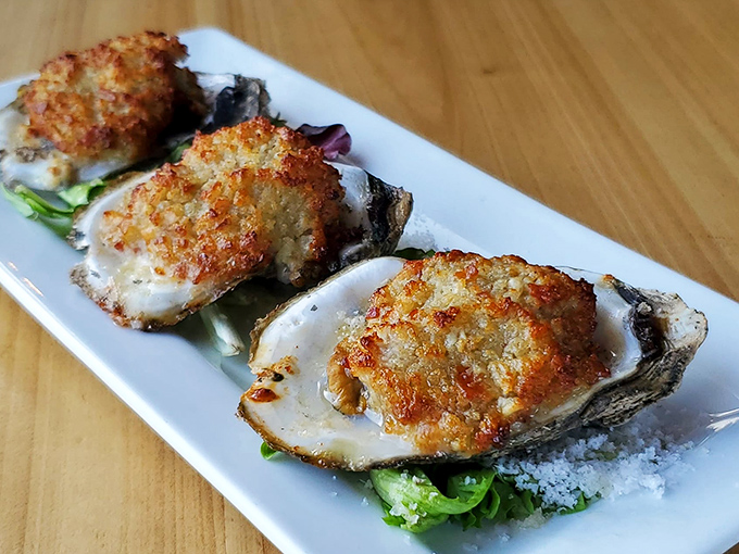 These golden-topped beauties aren't just baked oysters&mdash;they're little crispy-creamy masterpieces that make you question why you'd ever eat oysters any other way.