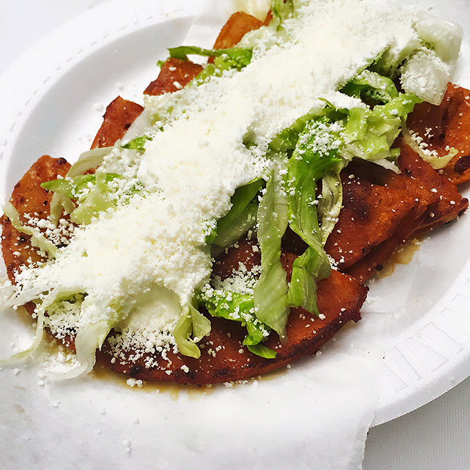 These enchiladas rojas aren't messing around. That perfect sprinkle of queso fresco is like the final brushstroke on the Mona Lisa of Mexican comfort food.