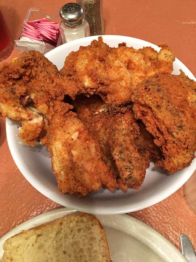 Golden-brown pieces of chicken that crackle with each bite &ndash; this isn't just dinner, it's a religious experience with napkins.