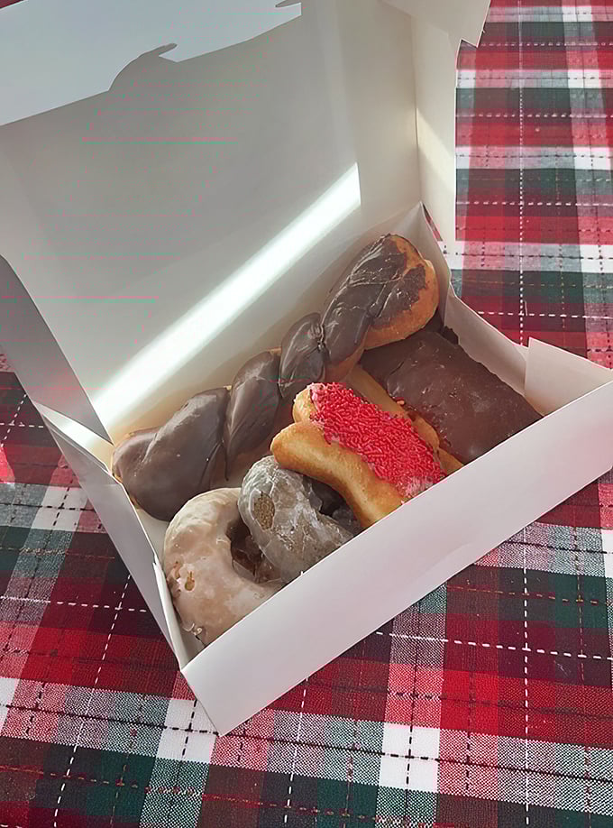 A box of joy containing more happiness than should legally fit in such a small container. Diet plans, beware.