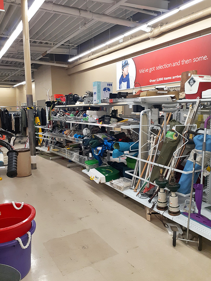 The sporting goods section&mdash;where golf clubs, fishing rods, and exercise equipment get their second wind. One person's abandoned New Year's resolution is another's new hobby.