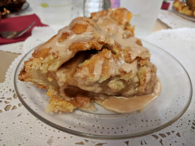 Not your average apple pie&mdash;this masterpiece of cinnamon-kissed fruit and glistening glaze could make even Grandma jealous.