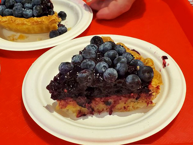 Blueberry pie that doesn't just sing&mdash;it performs a full Broadway musical in your mouth. Those plump berries aren't just fruit; they're little flavor grenades waiting to detonate.