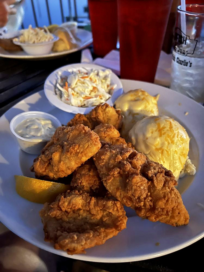 Golden-fried catfish and hand-cut fries&mdash;proof that sometimes the simplest combinations create the most profound happiness on a plate.