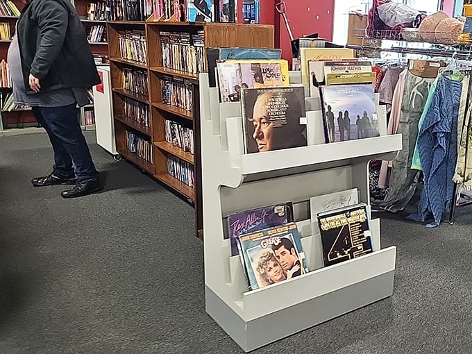 Vinyl records and DVDs await their second act. That copy of "Grease" might just be the one that you want.