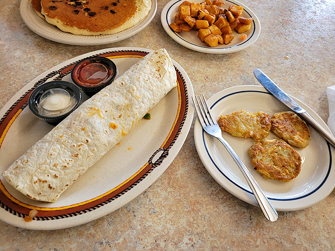 Not all heroes wear capes—some come wrapped in flour tortillas with sides of salsa and sour cream.