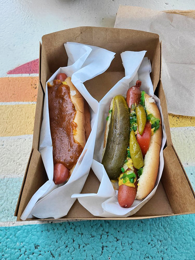 Two dogs, two different worlds of flavor. Like choosing between Sinatra and Elvis &ndash; both classics, both worthy of your devotion.