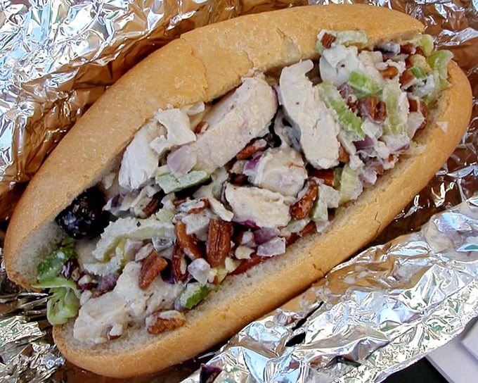 This chicken cashew salad sandwich isn't just lunch; it's a textural symphony where creamy meets crunchy in perfect harmony.