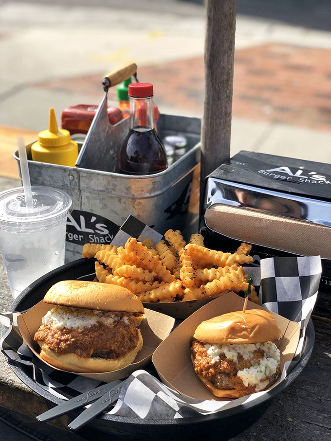 Crinkle-cut fries and cheeseburgers arrive in unpretentious baskets&mdash;the universal signal that something extraordinarily delicious is about to happen.