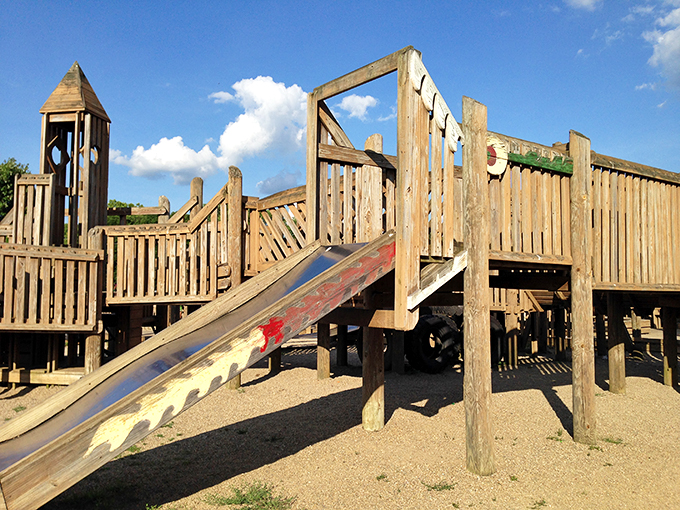 This wooden playground fortress isn't just for kids&mdash;it's a reminder that our inner child deserves some fresh air too.