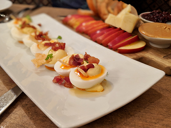 These aren't your grandmother's deviled eggs&mdash;unless your grandmother was a culinary genius with access to premium bacon and a flair for presentation.