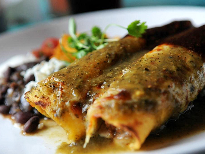 4. enchiladas up close