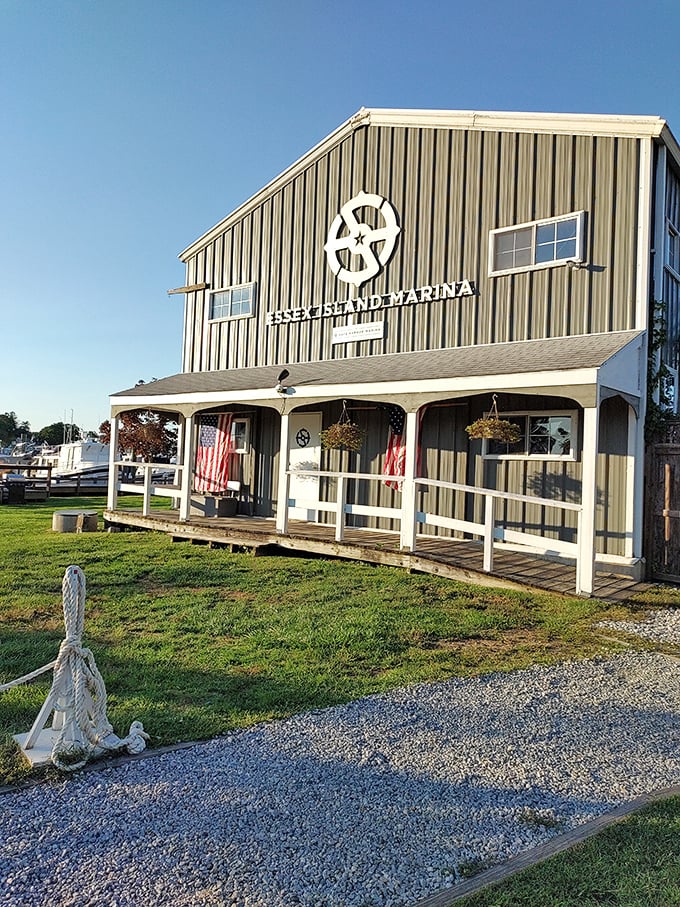Essex Island Marina welcomes boaters with that quintessential New England charm&mdash;nautical, neat, and just a touch of Norman Rockwell nostalgia.