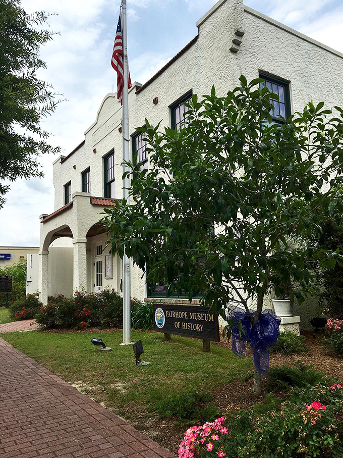 The Fairhope Museum of History's Spanish-inspired architecture houses the town's colorful past in a building that's as picturesque as the stories inside.