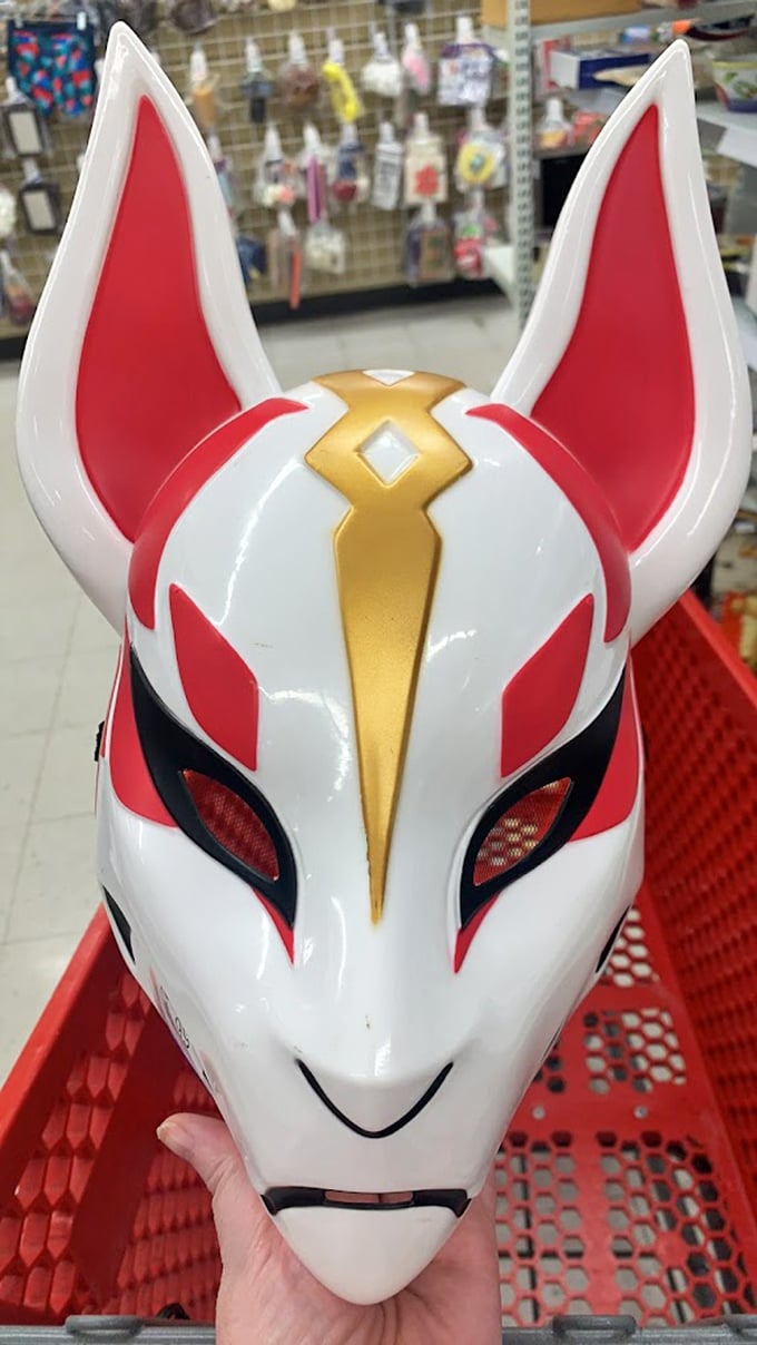 This futuristic fox mask isn't just Halloween gear&mdash;it's someone's cosplay dream or the perfect conversation piece for your otherwise sensible living room.