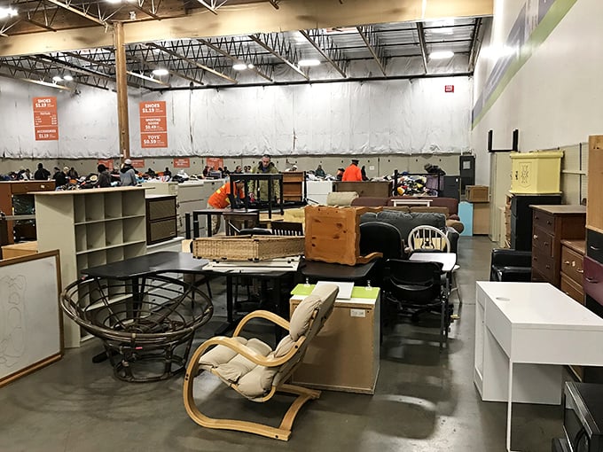 Yesterday's living room furniture awaits its second act. That recliner has stories to tell&mdash;and possibly someone else's loose change inside.
