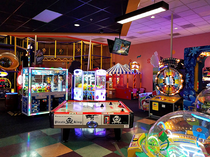 Where quarters disappear faster than cake at a birthday party&mdash;this arcade paradise will awaken your inner 12-year-old.
