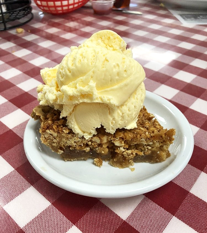 Peanut pie with ice cream: proof that Virginia's favorite legume can transform from ballpark snack to dessert royalty with astonishing results.