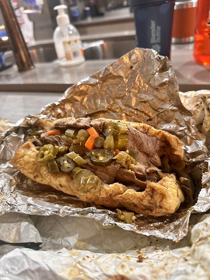 This Italian beef sandwich with hot giardiniera isn't just food&mdash;it's edible therapy for homesick Chicagoans and curious Georgians alike.