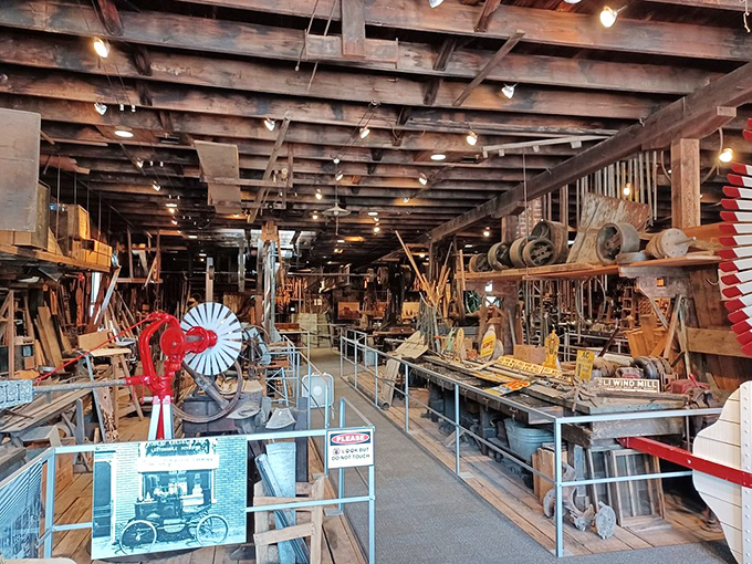 Not your average museum display! This treasure trove of agricultural artifacts feels like your eccentric uncle's barn if he collected everything since 1850.