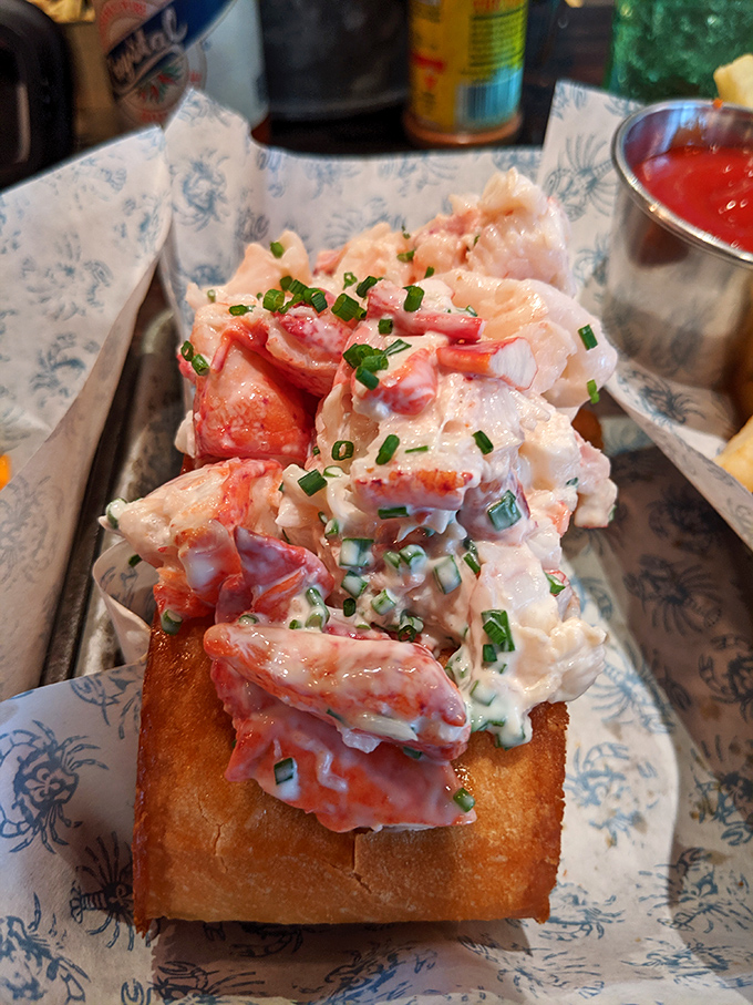 This fried seafood sandwich isn't just a meal&mdash;it's a crunchy, golden-brown masterpiece that demands to be photographed before devoured.