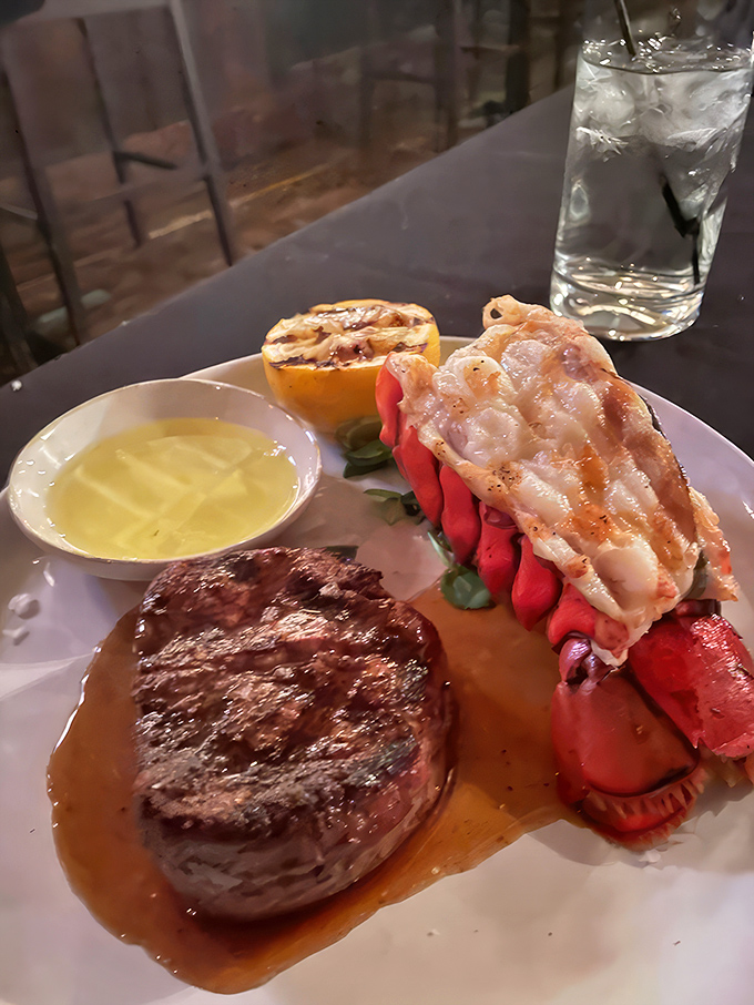 The surf and turf that launched a thousand special occasions. This filet and lobster tail combo is what anniversary dreams are made of.