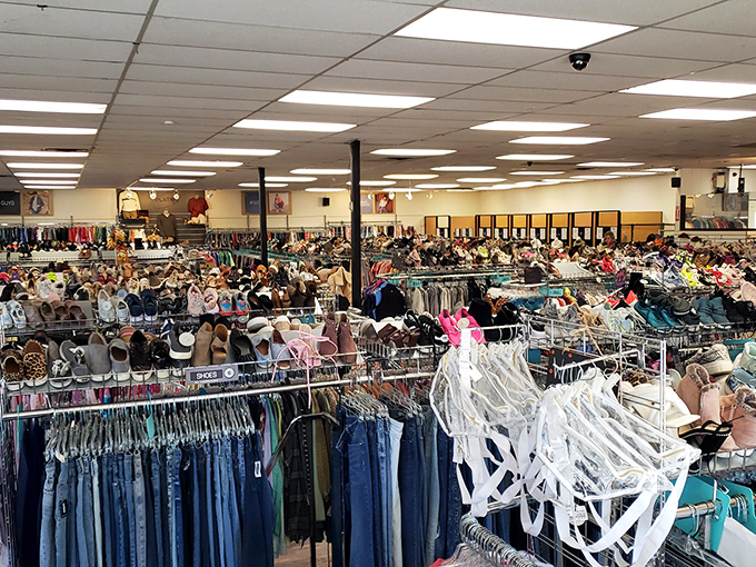 The thrill of the hunt comes alive as you navigate through meticulously organized sections, each promising its own fashion adventure.