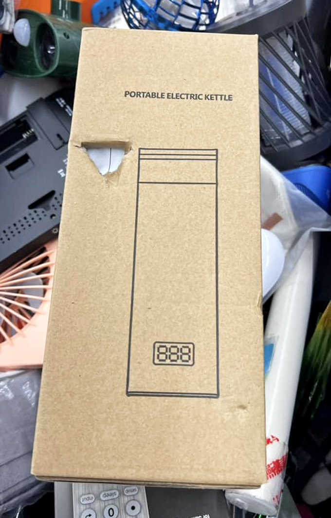 Morning brew at bargain prices! This portable electric kettle might be the perfect companion for your camping trips or that office where the communal coffee is questionable.