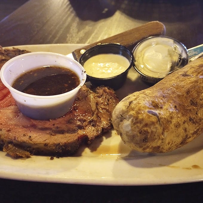 This prime rib isn't just served &ndash; it's presented with the confidence of something that knows it's the star of the show.