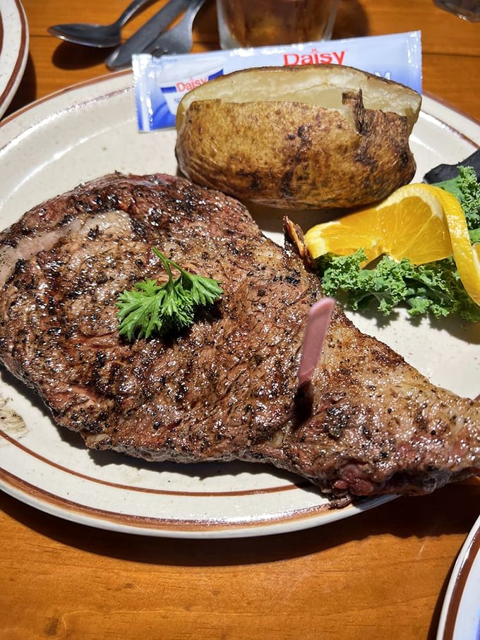 This perfectly seared ribeye doesn't need a filter &ndash; just your undivided attention and perhaps a moment of silent appreciation.