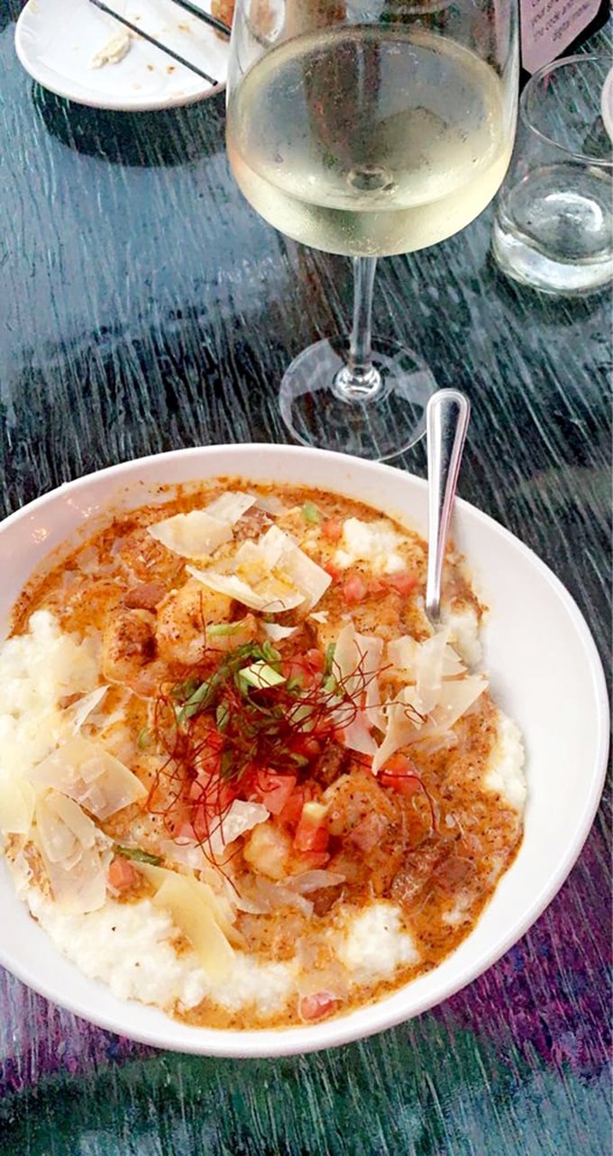 Shrimp and grits that make conversation stop mid-sentence. That creamy base with perfectly seasoned sauce is worth the drive from anywhere in the Bluegrass State.