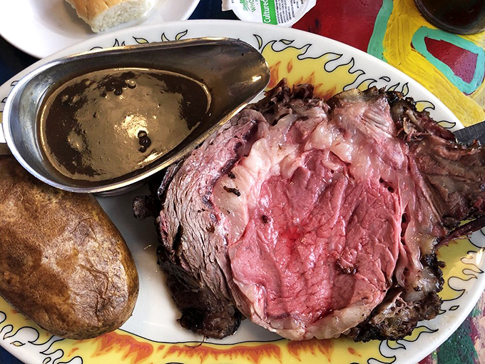 This prime rib isn't just rare&mdash;it's uncommon. The kind of beef that makes vegetarians question their life choices.