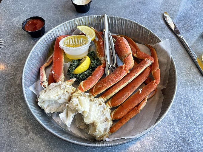 Snow crab clusters so perfect they should have their own Instagram account. Grab those crackers and prepare for sweet, briny bliss.