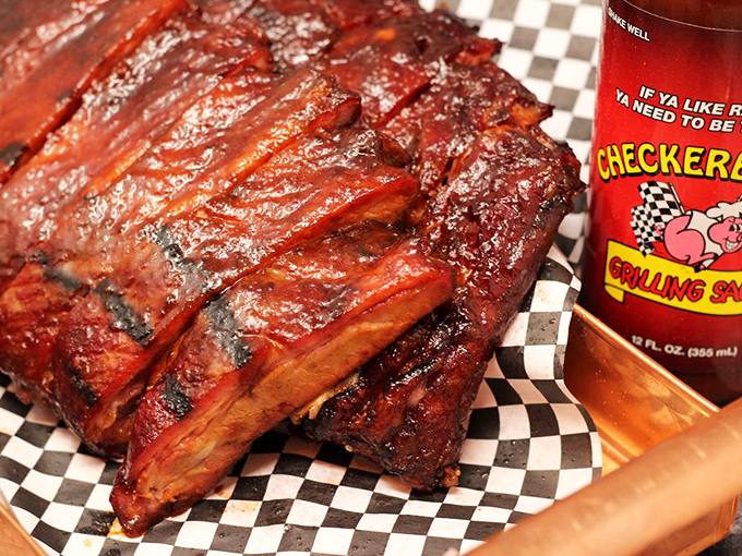 These St. Louis style ribs aren't just cooked&mdash;they're coaxed into perfection. The bark, the glaze, the smoke ring&mdash;it's barbecue poetry on a bone.