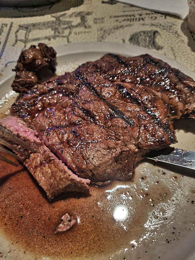 Perfection on a plate. This steak didn't just meet expectations&mdash;it filed adoption papers and took them home.