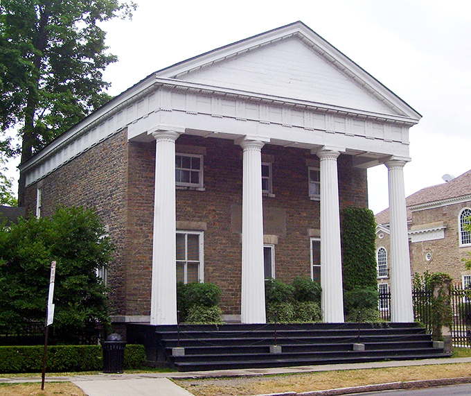 The Clark Estates building: The Fenimore Art Museum's stately columns and manicured grounds prove culture and baseball can coexist beautifully in one charming village. 