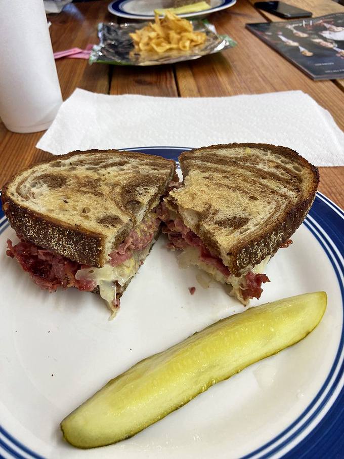 The Rubicon sandwich &ndash; where marble rye meets destiny. Once you cross this flavor threshold, there's no going back.